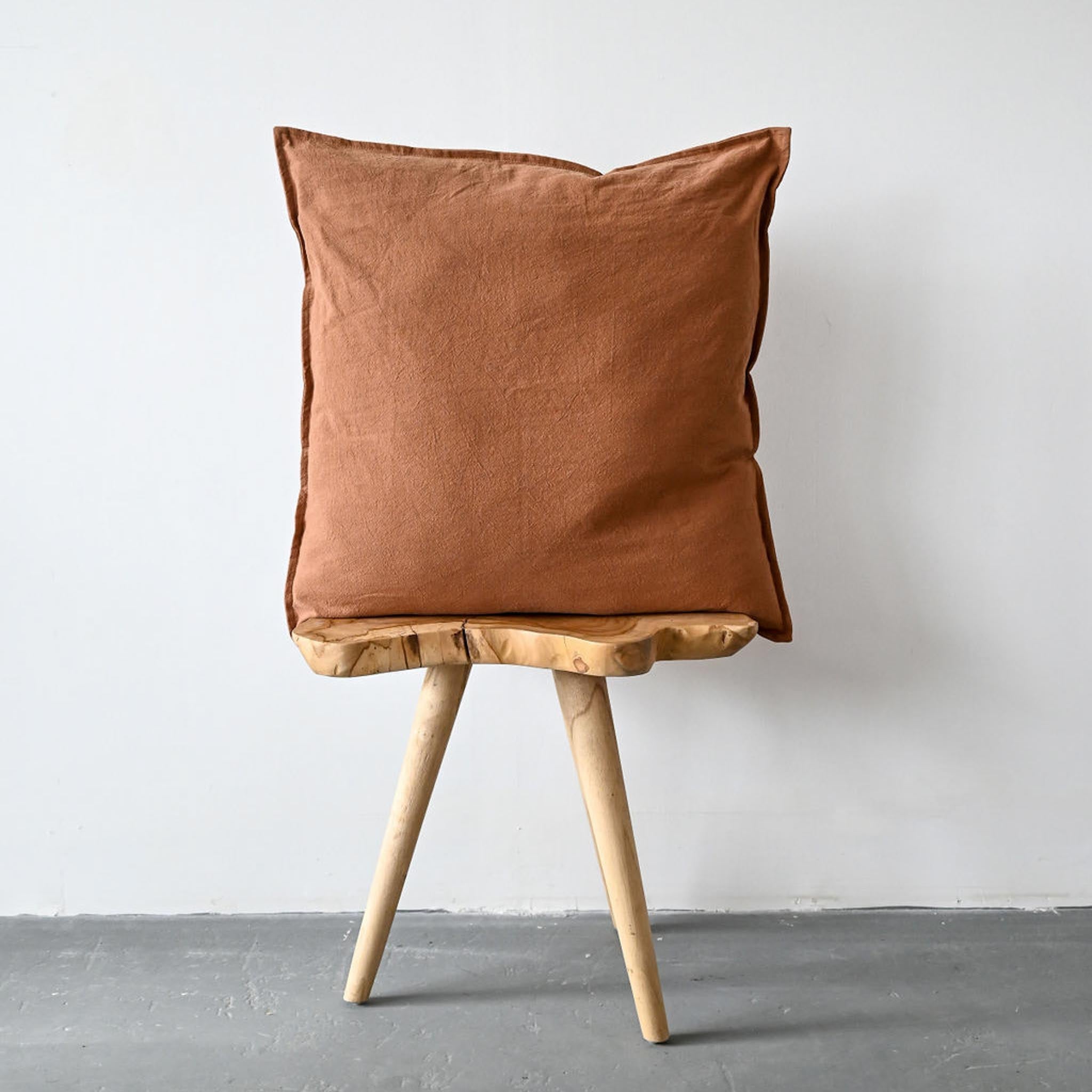 COTTON/ LINEN - RUST – Show Cushions